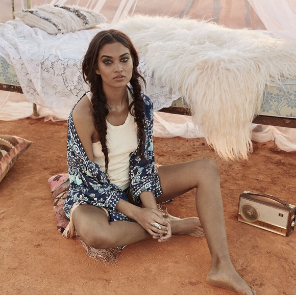 Spell | Intimates & Sleepwear | Spell Designs Pandora Kimono Fringe ...